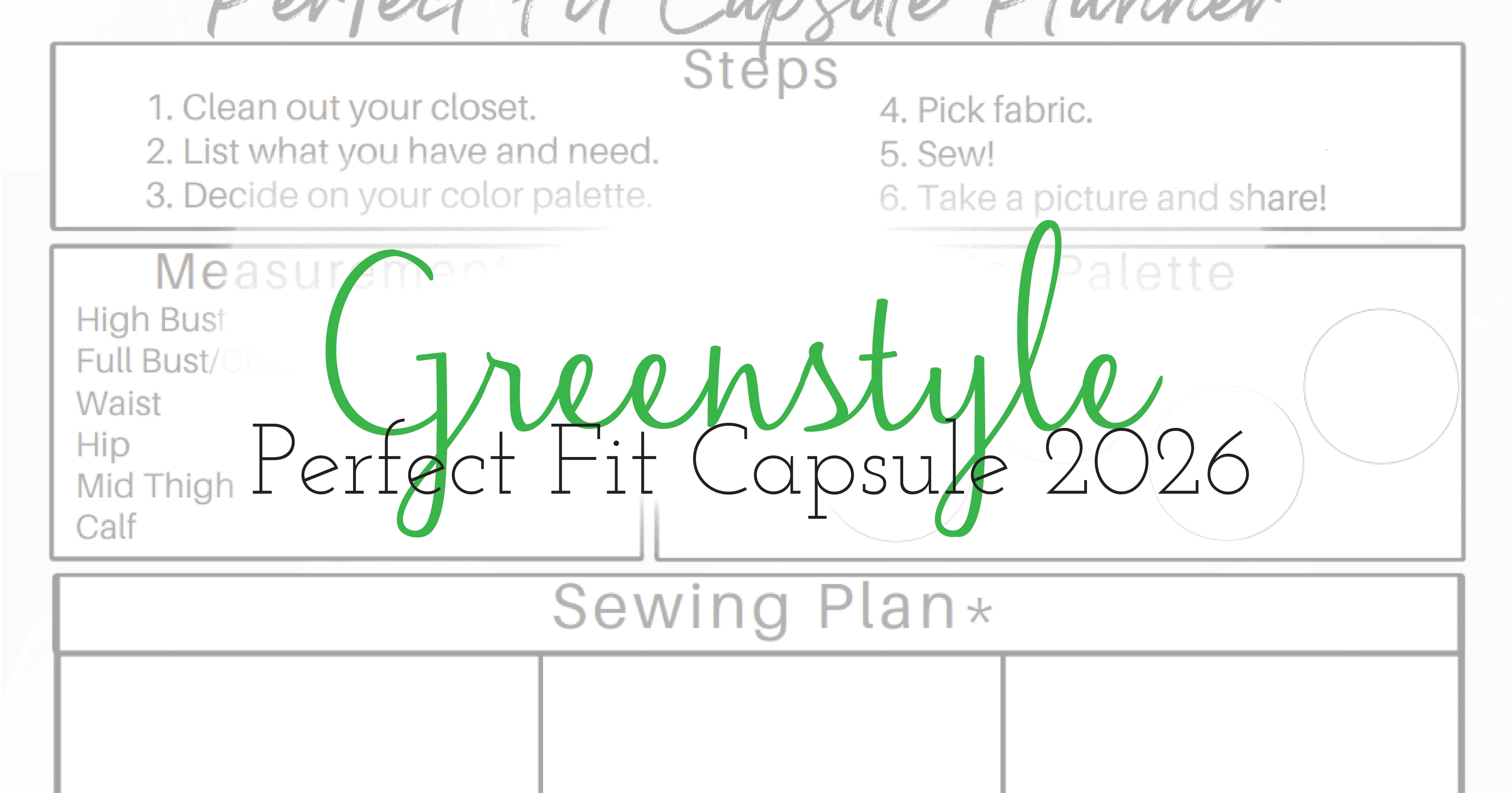 2026 Perfect Fit Capsule Challenge – Greenstyle