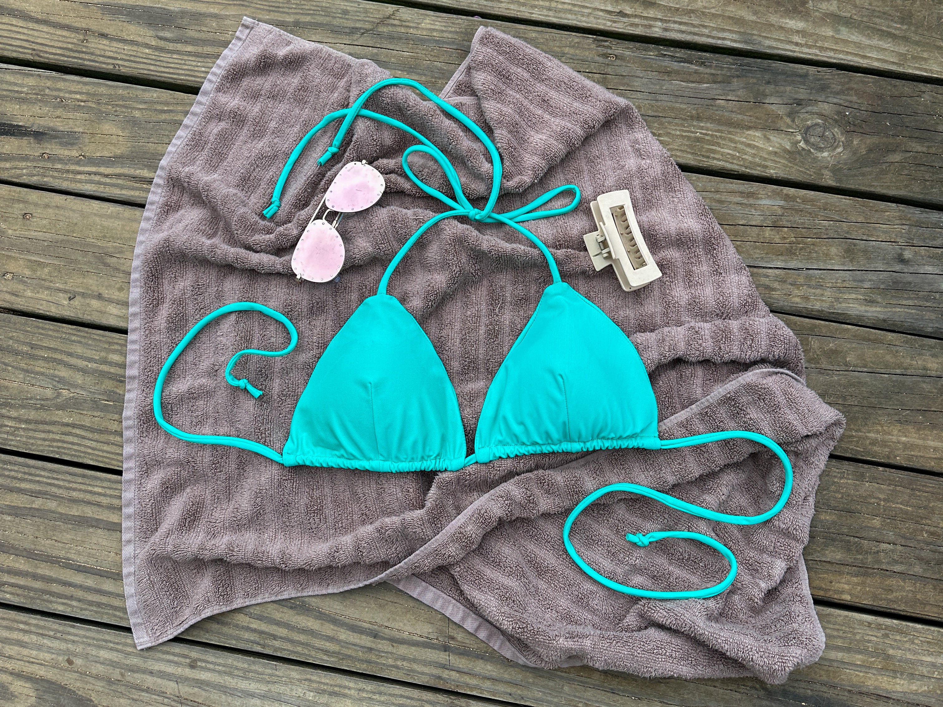 The Right Triangle Bikini Top PDF Pattern Sizes B-M – Greenstyle