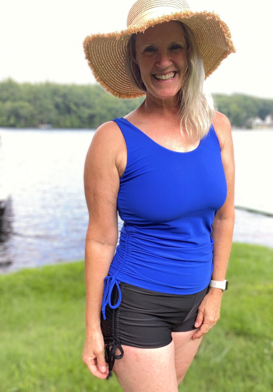 Hana Swim Top and Shorts Bundle PDF Sewing Pattern Sizes B-M – Greenstyle