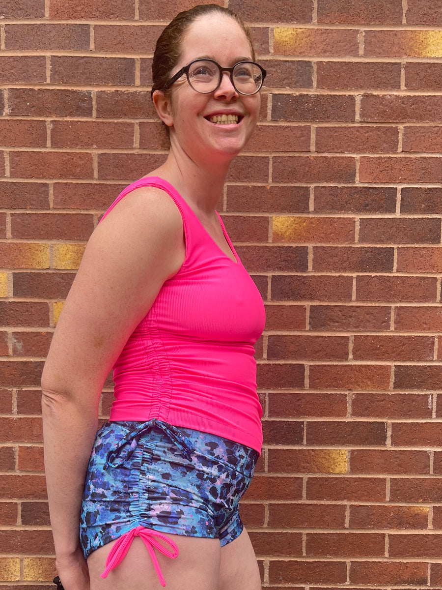 Hana Swim Top and Shorts Bundle PDF Sewing Pattern Sizes B-M – Greenstyle