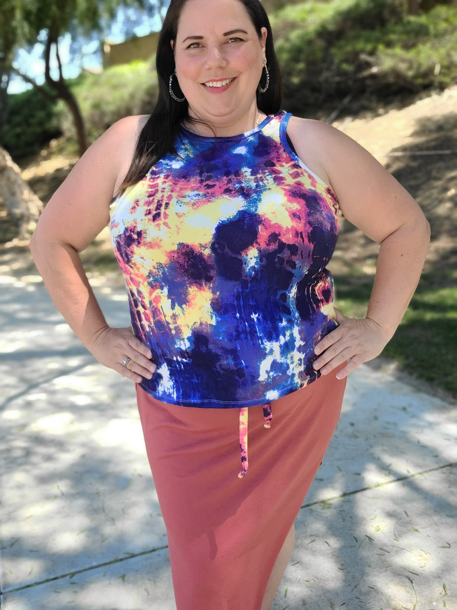 Sky Tank Dress PDF Pattern Sizes B - M – Greenstyle