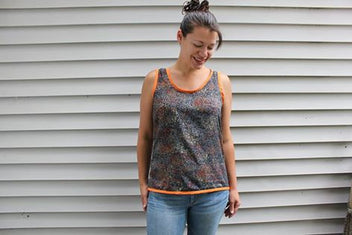 Cross Back Top PDF Sewing Pattern in Sizes XXS to 3XL – Greenstyle