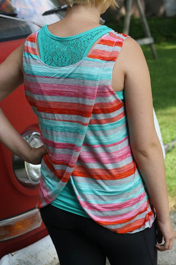 Cross Back Top PDF Sewing Pattern in Sizes XXS to 3XL – Greenstyle