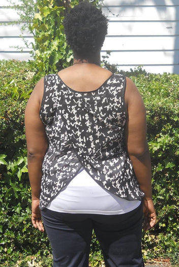 Cross Back Top PDF Sewing Pattern in Sizes XXS to 3XL – Greenstyle