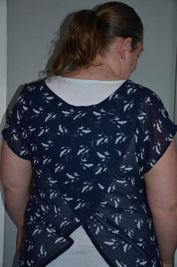 Cross Back Top PDF Sewing Pattern in Sizes XXS to 3XL – Greenstyle