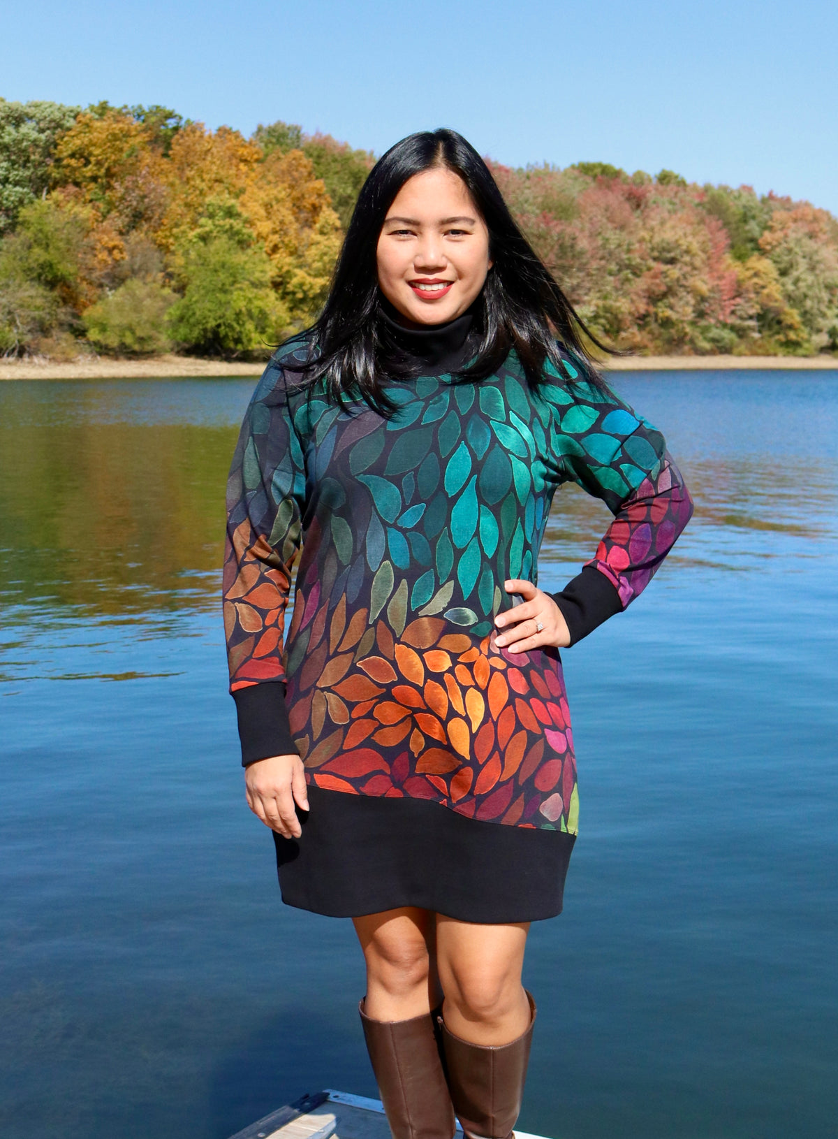 Alta Sweatshirt Dress PDF Pattern Sizes B - M – Greenstyle