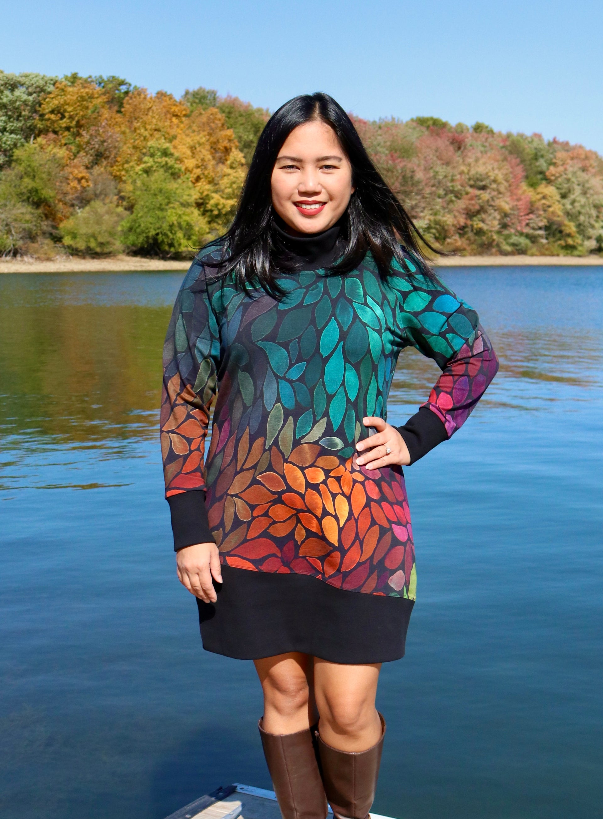 Greenstyle Creations Alta Sweatshirt Dress pattern review by SueinVictoria