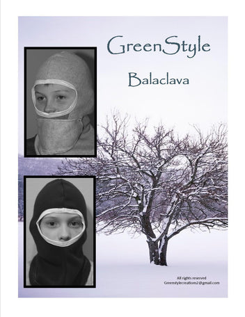 Balaclava or Ski Mask PDF Sewing Pattern – Greenstyle