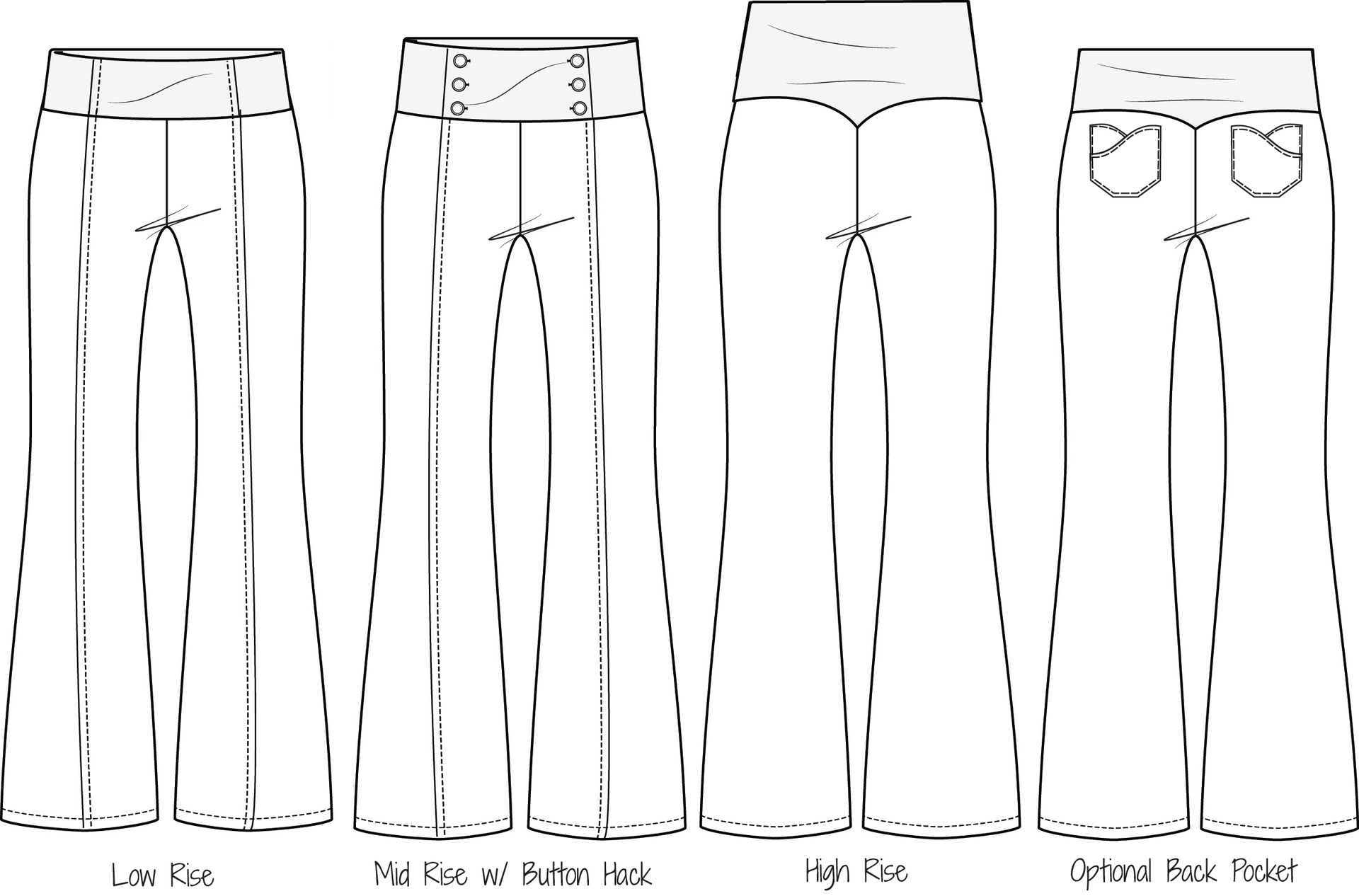 Chelsea Pants PDF Sewing Pattern XXS - 3XL – Greenstyle