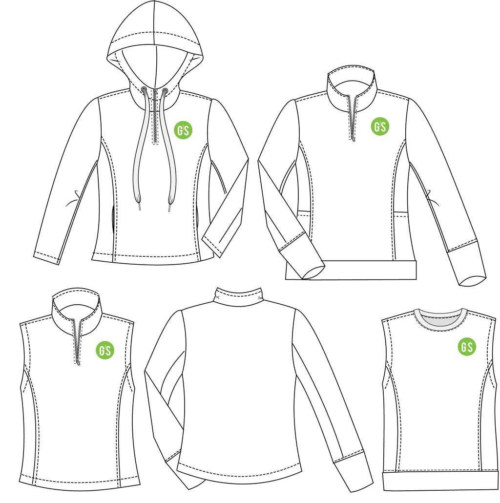 Pacific Pullover PDF Sewing Pattern in Sizes B-M – Greenstyle