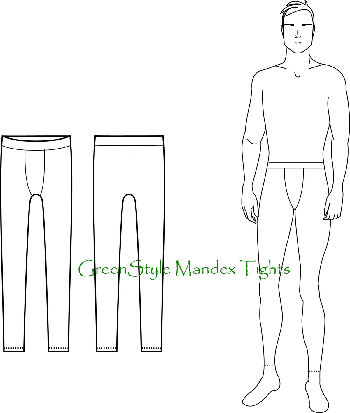 Mandex PDF Sewing Pattern- Sizes S-XXXL – Greenstyle