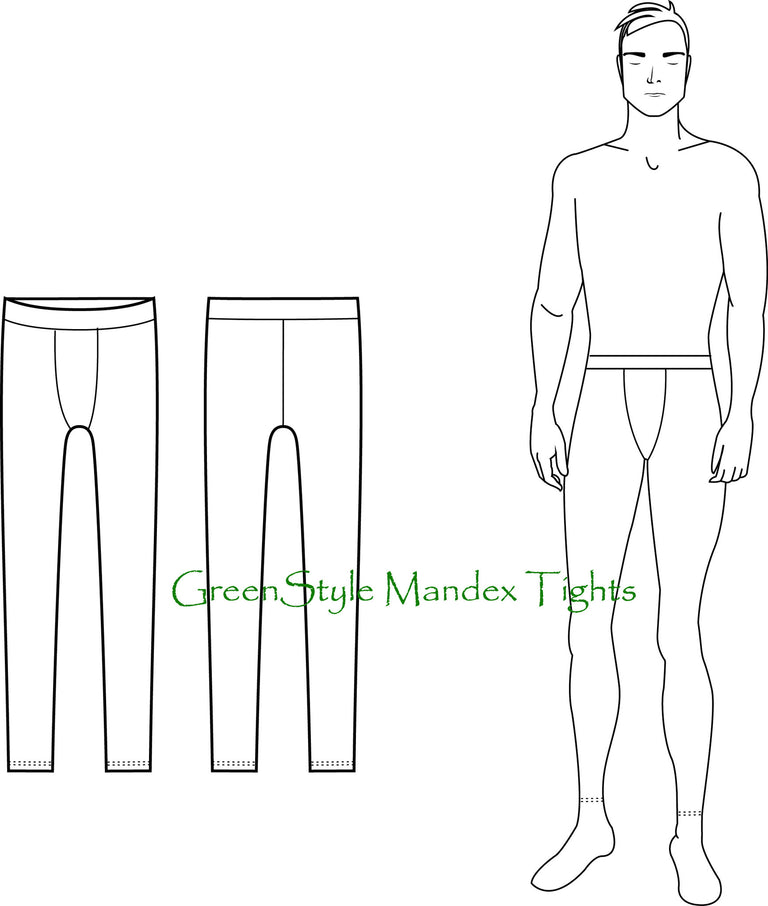 Mandex PDF Sewing Pattern- Sizes S-XXXL – Greenstyle