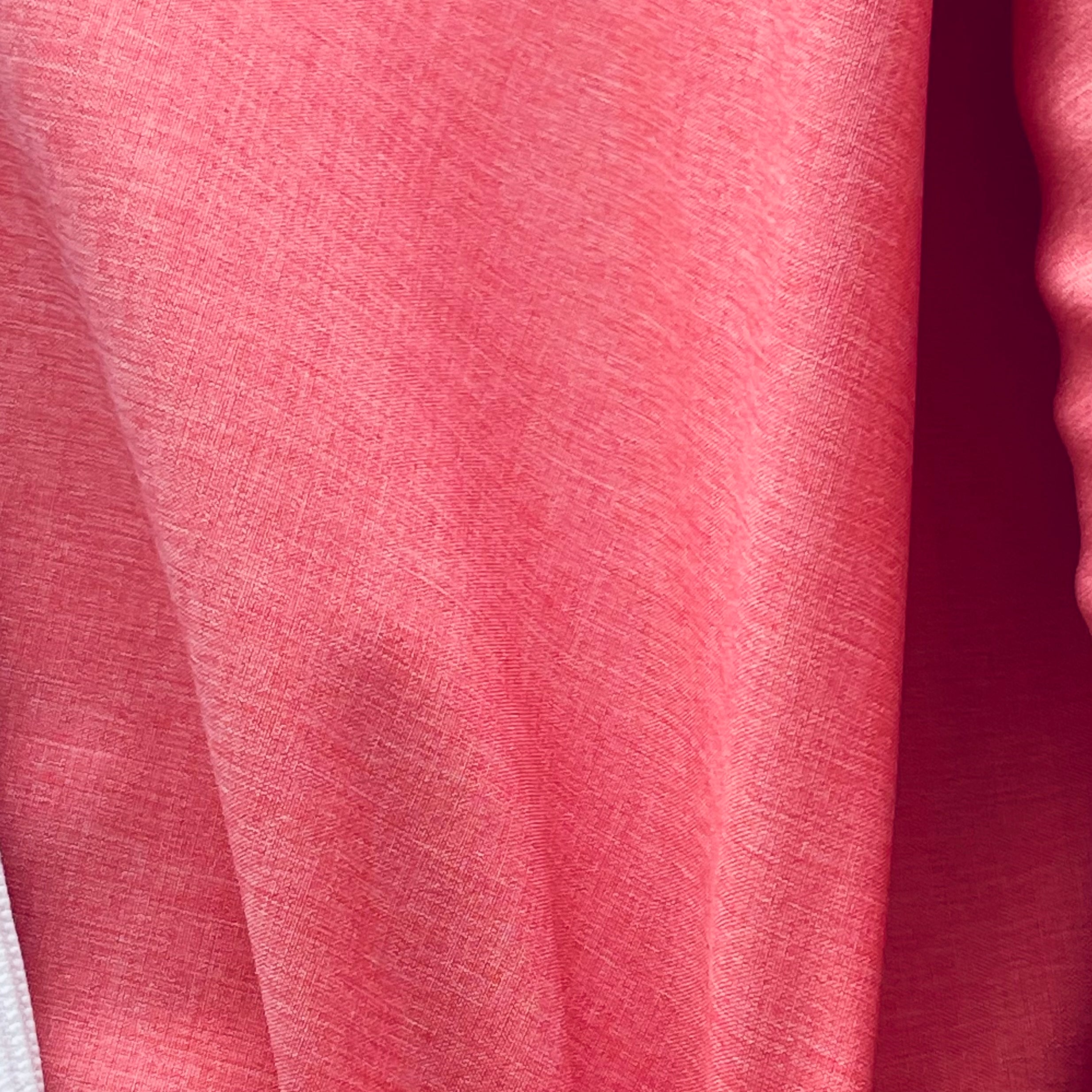 Stretch Woven - Pink Linen Look – Greenstyle